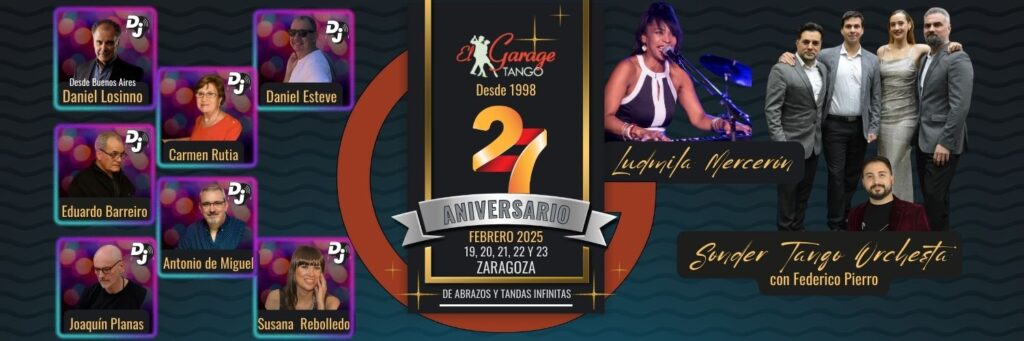 XXVII Aniversario - El Garage Tango